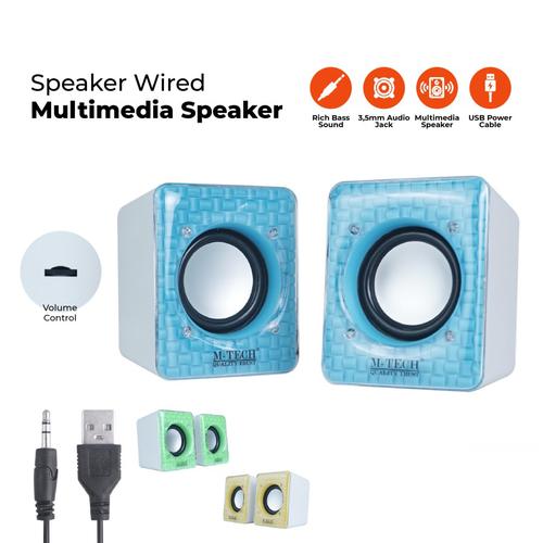 Promo Speaker Multimedia PC Komputer Laptop A3 Original M-tech - Kuning ...