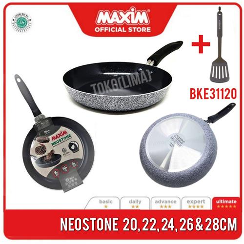 Jual Frypan Maxim Neostone 28 26 24 22 20cm Ceramic Marble Anti Lengket - NEOSTONE FP AJA ...