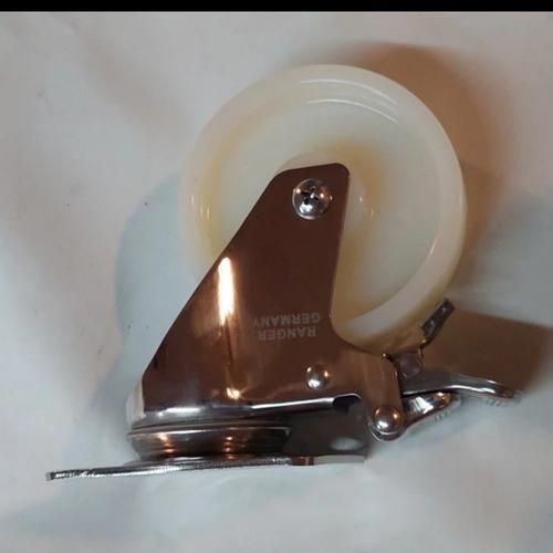 Jual Roda stainless nilon 4" putar rem ranger german/roda ranger stainless 4 - Kota Tangerang ...