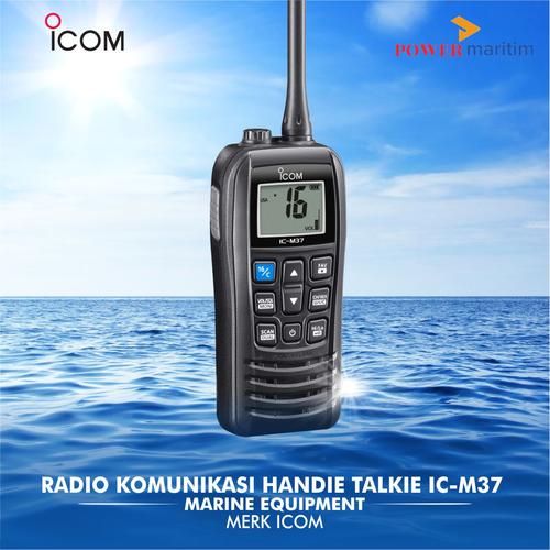 Jual Radio HT Komunikasi Merk Icom Type IC - M37 VHF Marine Walkie ...