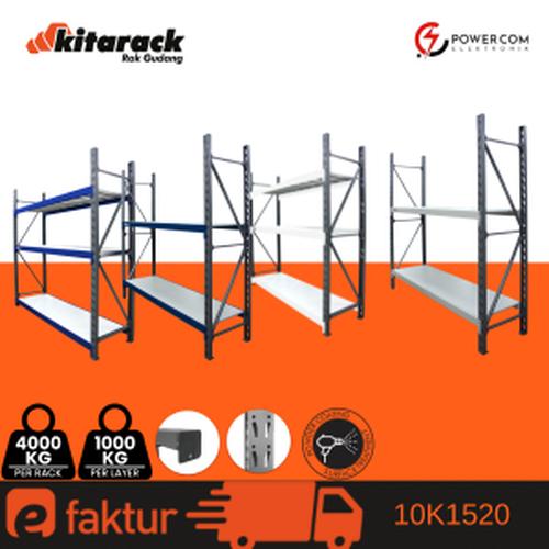 Jual RACK GUDANG BESI 1 TON 2 METER P 1,5 METER RACK GUDANG - Putih, 2 ...