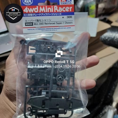 Jual Tamiya 95659 Mini 4WD Chassis Super1 S1 Reinforced Super-1 Chasis ...