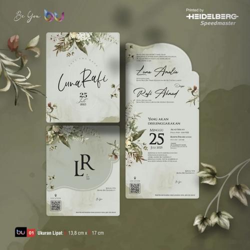 Jual bu01 Cetak Undangan pernikahan murah cetak kartu undangan nikah ...