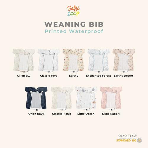 Jual Celemek Bayi - Coverall Weaning Bib - Baby Loop - Sleepy Panda ...