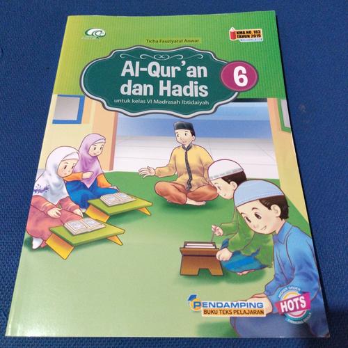 Jual Al-Qur'an dan Hadis 6 MI Kelas 6 Tiga Serangkai Ticha Fauziyatul ...