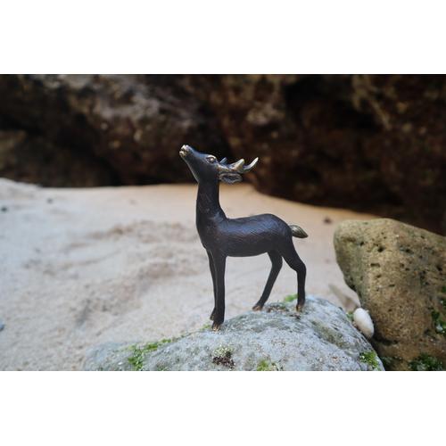 Jual Patung kijang rusa kecil Kuningan bronze antik - Kota Banda Aceh ...