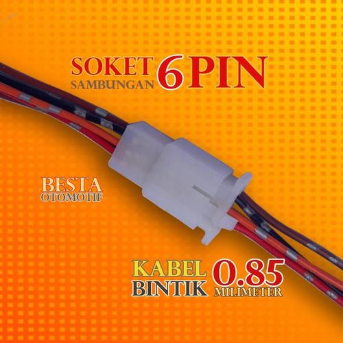 Jual Soket Sambungan 2 Pin, 3 Pin, 4 Pin, 6 Pin, 9 Pin - Conector ...
