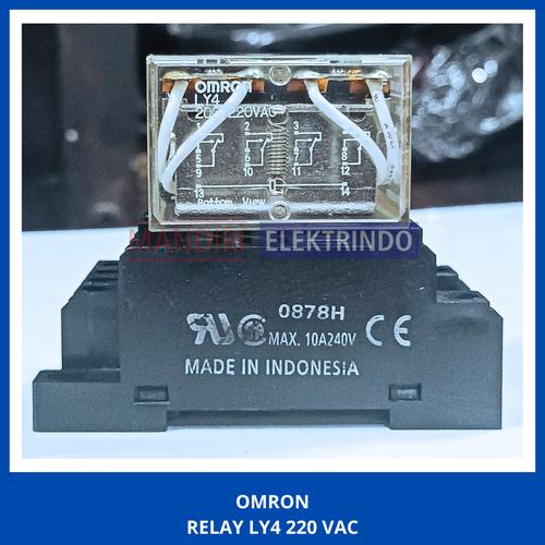 Jual RELAY OMRON LY4 220 VAC - RELAY 220VAC - Jakarta Pusat - Mandiri ...