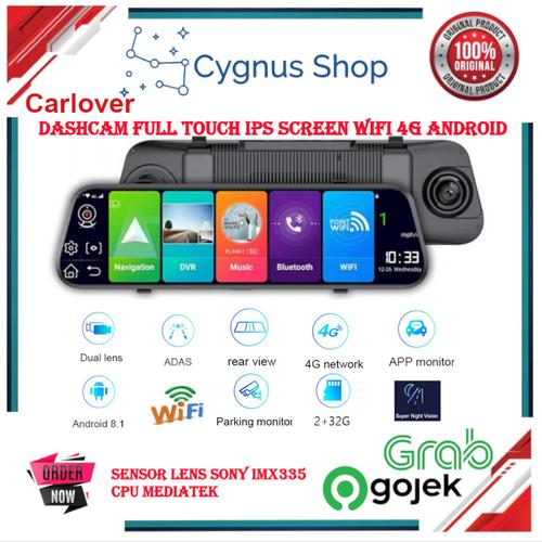 Jual EGO Mirror Dash Cam Car DVR Spion Kamera Mobil Android Wifi ADAS ...