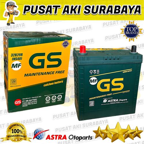 Jual ACCU TERIOS GS ASTRA MF NS40 38B20R 32AH 12V TERBARU GRAND MAX XENIA XI SIDEKICK ESCUDO ...