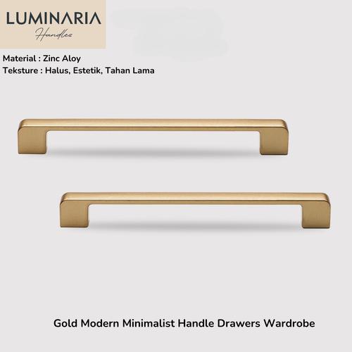 Jual Tarikan Lemari Premium Gold Modern Gagang Pintu Laci Handle ...