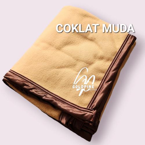 Jual selimut polos hotel dewasa lembut flanel tebal hangat dan nyaman ...