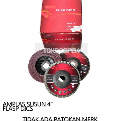 Jual AMPLAS SUSUN FLAP DISC 4" - AMPLAS BULAT - #400 - Kota Bogor ...