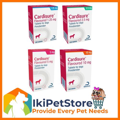 Jual Cardisure pimobendan 10mg suplemen jantung anjing per strip 10 ...