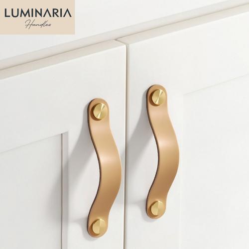 Jual Tarikan Lemari Kulit Gagang Pintu Laci Premium Leather Pull Single ...