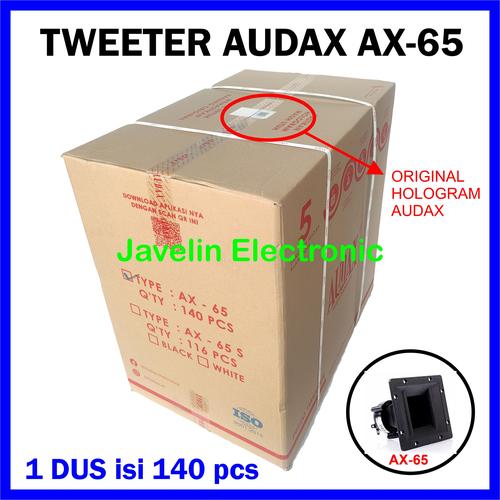Jual Grosir 1 dus Tweeter Audax Ax 65 / Speaker Audax AX65 - Kota ...