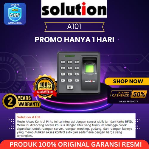 Jual SOLUTION A101 MESIN AKSES KONTROL KEAMANAN DENGAN SIDIK JARI ...