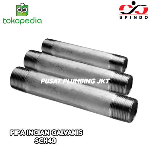 Jual Pipa incian 1/2 " inch Sch40 Galvanis / Pipa senai pipa potongan 1 ...
