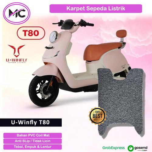 Jual Karpet Sepeda Motor Listrik Uwinfly T80 Alas Pijakan Kaki Anti ...