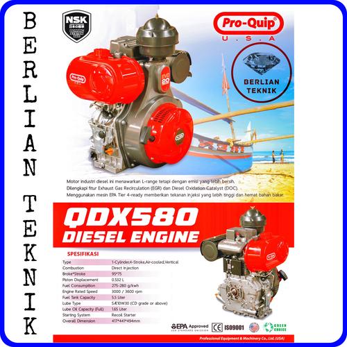 Jual Mesin Penggerak Solar Engine Diesel Proquip QDX 580 / 20 HP ...