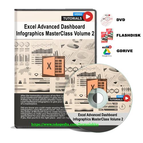 Jual VIDEO TUTORIAL Excel Advanced Dashboard Infographics MasterClass Volume 2 - LINK GDRIVE ...