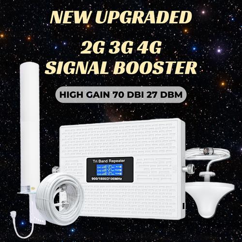 Jual PENANGKAP JARINGAN SINYAL HP 4G 3G 2G TRI BAND BOOSTER 900 1800 2100 KAPAL PERKOTAAN OMNI ...