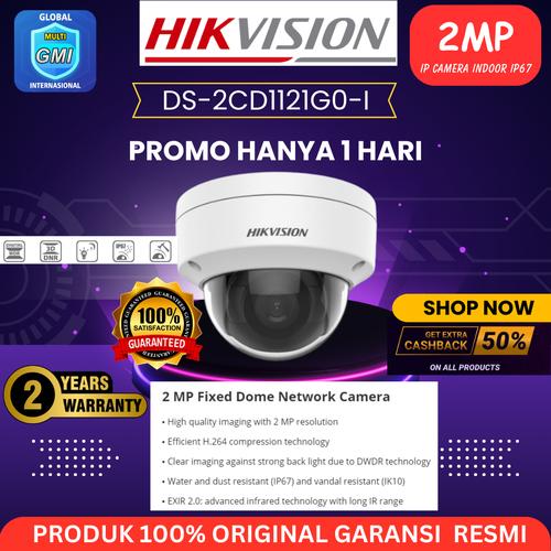 Jual Hikvision IP Camera 2MP DS-2CD1121-I 1080P INDOOR Support POE ...