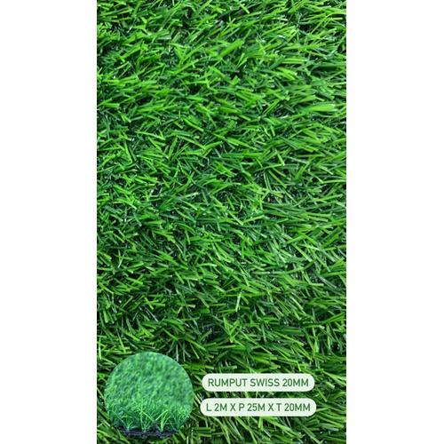 Jual Rumput Sintetis Outdoor Swiss 2cm Harga Per Meter - Karpet Rumput ...