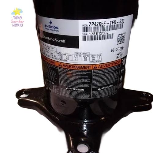 Jual KOMPRESOR AC COPELAND ZP42K5E/ZP42K5E-TFD-830 (3,5PK 3PH R410A ...