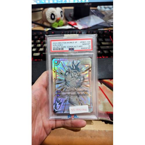 Jual PSA 10 Gem Mint Son Goku Super Alternate Art FB01-139 SCR Dragon ...