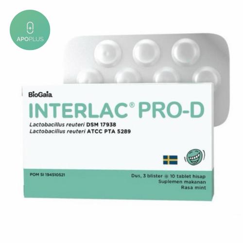 Jual INTERLAC PRO-D STRIP 10 TABLET - Kota Denpasar - Apoplus Apotek Online | Tokopedia