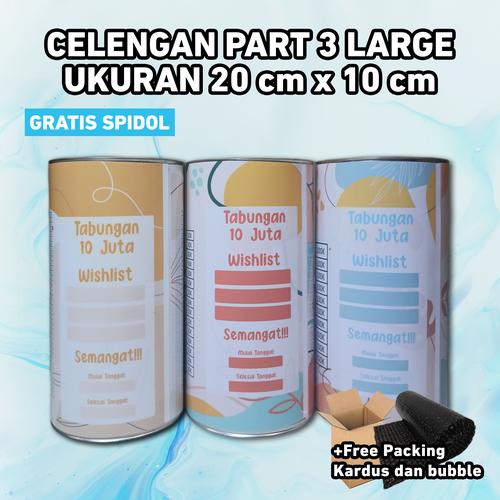 Jual (PART 3 LARGE) CELENGAN TARGET LARGE UKURAN 20cm X 10cm FREE ...