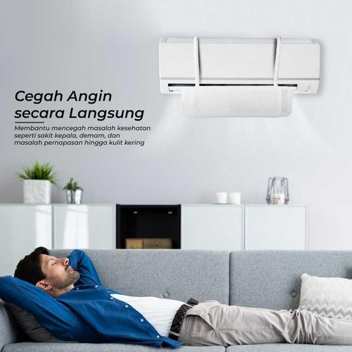 Jual Cover Angin AC Talang AC Acrylic Penahan Penghalang Angin AC ...