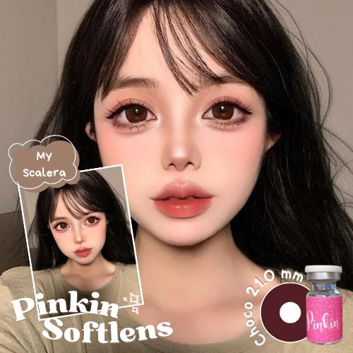 Jual PINKIN SOFTLENS My - Scalera Black Hitam Choco Coklat Gelap Big Lens / Softlens Choco Black ...