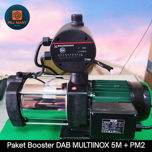 Jual Paket Pompa Booster-Dorong Multi Stages DAB Multiinox 5M ...