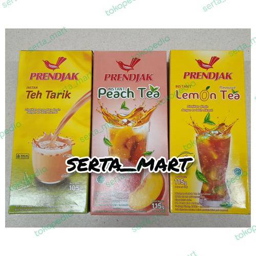Jual Teh Prendjak Instan Lemon Tea / Peach Tea / - Prendjak Teh Tarik ...