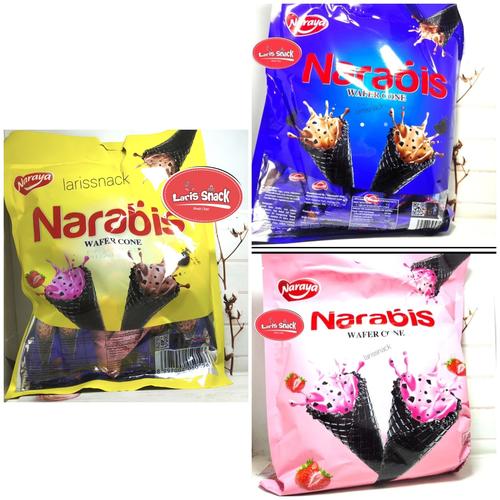 Jual Narabis Wafer Cone Snack All Varian Pack - Jakarta Timur - laris ...