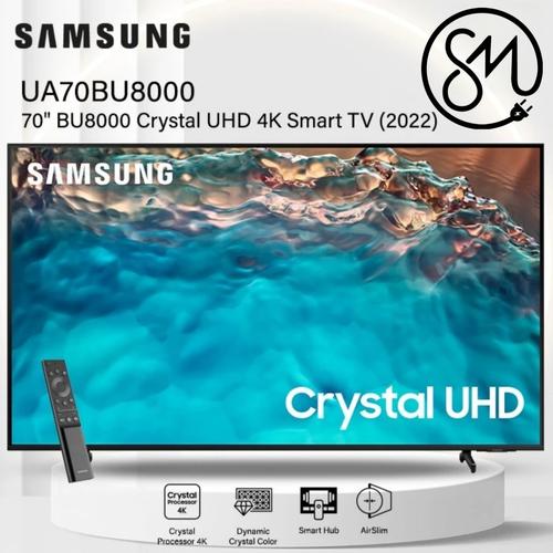 Jual LED TV Samsung 70 inch UA70BU8000 Smart Tv 4K Crystal UHD 70BU8000 ...
