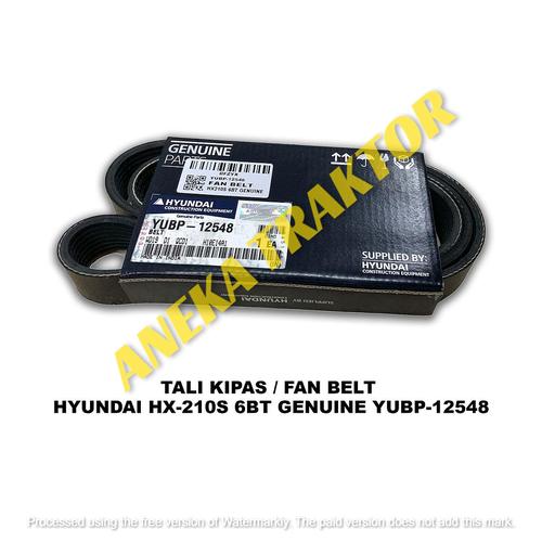 Jual TALI KIPAS FAN BELT HYUNDAI HX210S MESIN CUMMINS 6BT YUBP-12548 ...