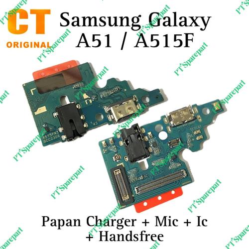 Jual Papan PCB Konektor Charger + MIC + Handsfee Samsung Galaxy A51 ...
