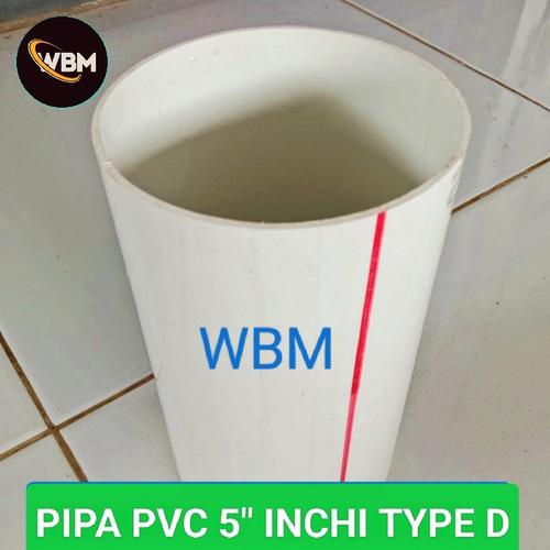 Jual Pipa paralon pvc 5 inch Type D ECERAN - 100 cm - Kab. Bekasi - WBM ...
