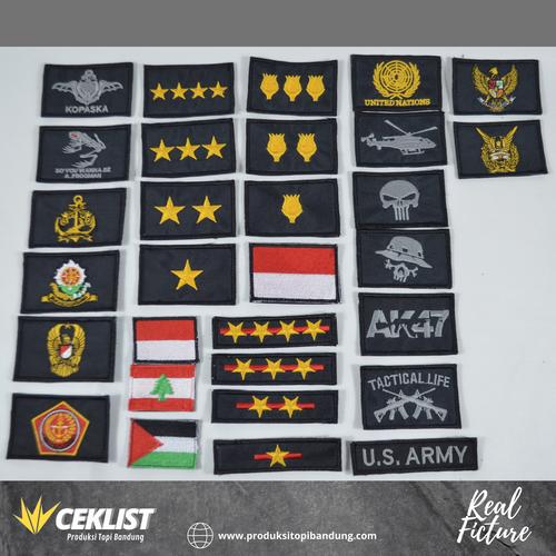 Jual Emblem bordir tactical tni ad /tni al /tni au - Kopaska - Kab ...