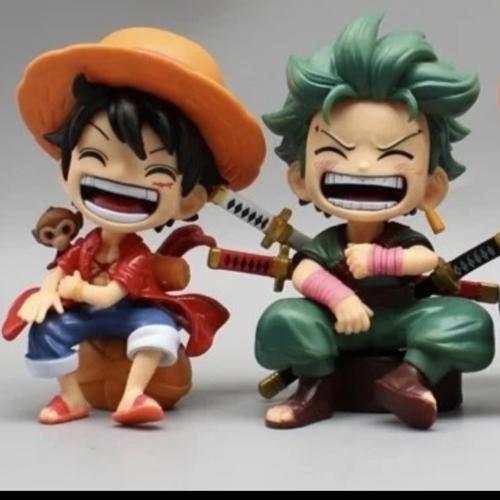 Jual Mongkey Luffy and Roronoa Zoro One Piece Lot Of Lauge Display ...