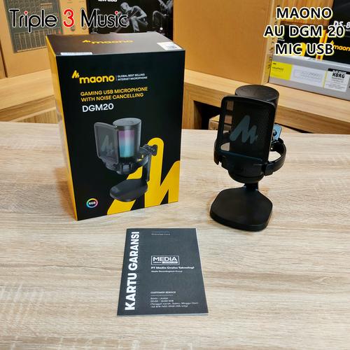 Jual MAONO DGM20 DGM 20 Noise Canceling Condenser MIC USB Gaming RGB ...