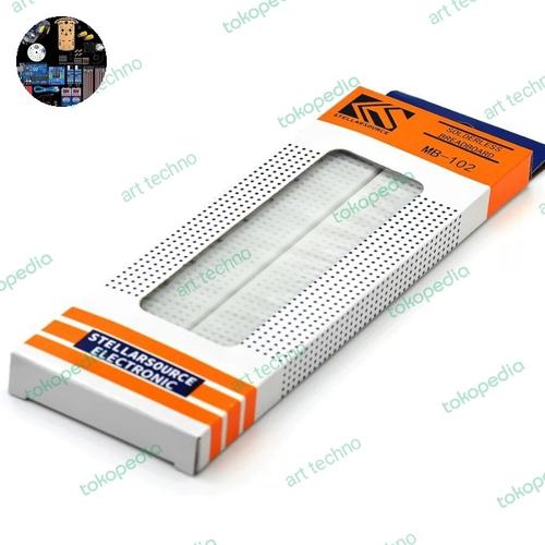Jual with pack breadboard pcb mb102 project board papan wemos nodemcu ...
