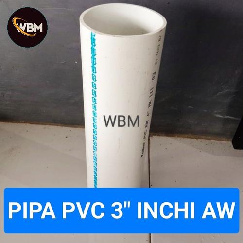 Jual Pipa paralon 3" inch AW pipa pvc TEBAL - 10 cm - Kab. Subang - WBM ...