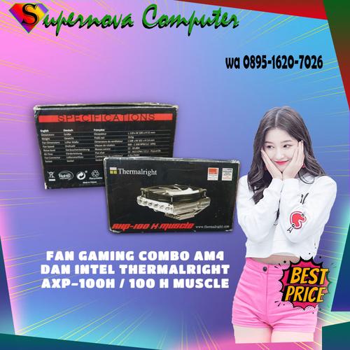 Jual FAN GAMING COMBO AM4 DAN INTEL Thermalright AXP-100H / 100 H ...