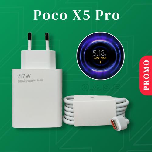 Promo Charger Xiaomi Poco X5 Pro USB Type C Turbo Charging 67 W ...