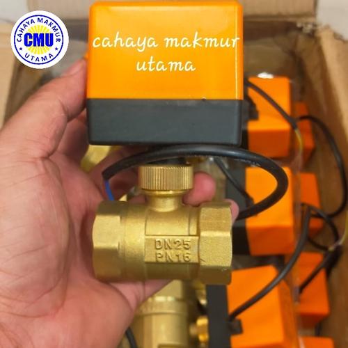 Jual flow control motorized electrical ball valve DN 25 uk 1" inch ...
