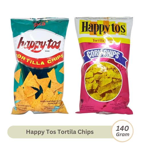 Jual Happy Tos Tortila Chip Original / Cheese 140gr Kripik Jagung Crips ...